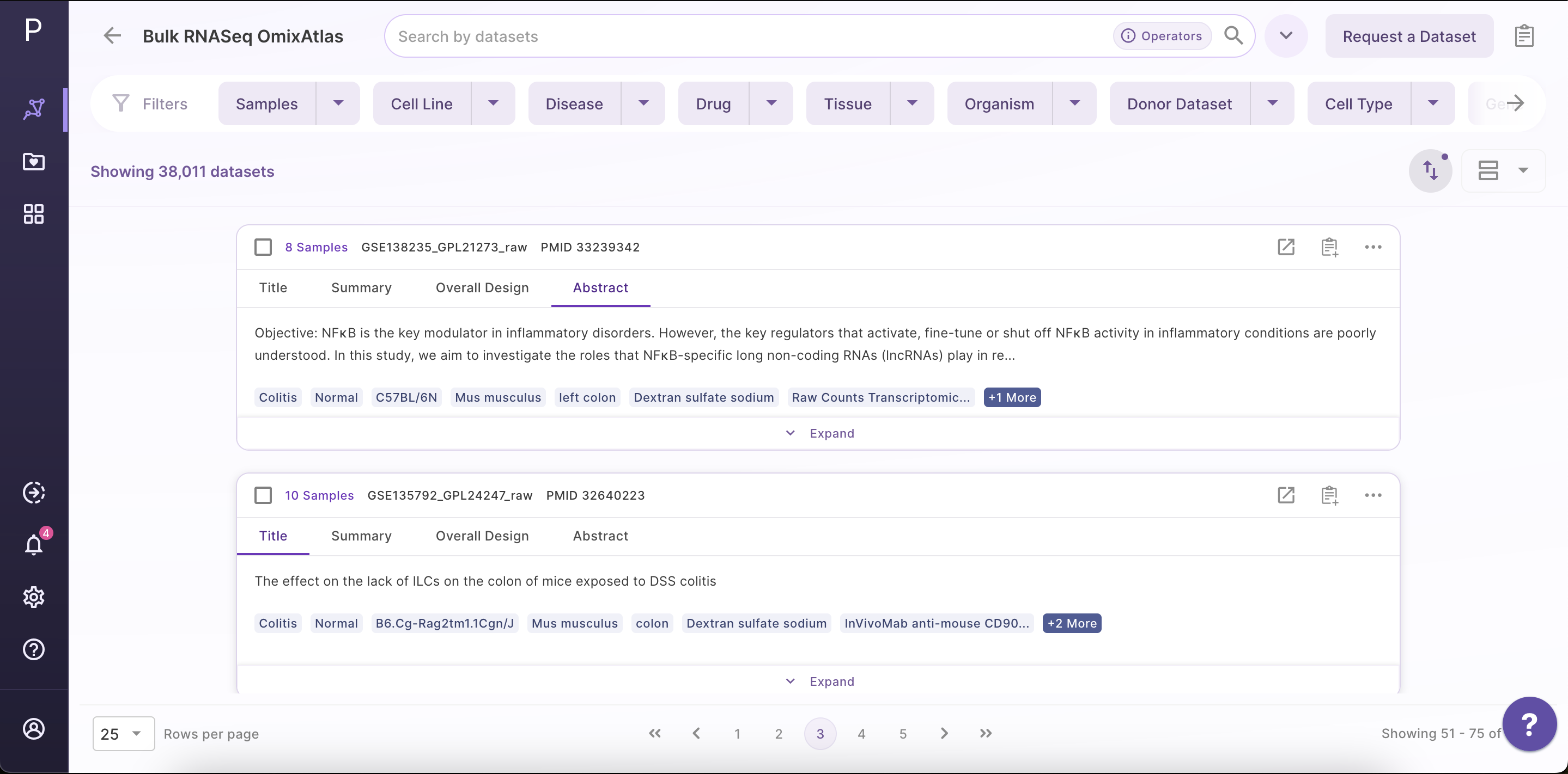 OmixAtlas Dashboard - Polly Documentation