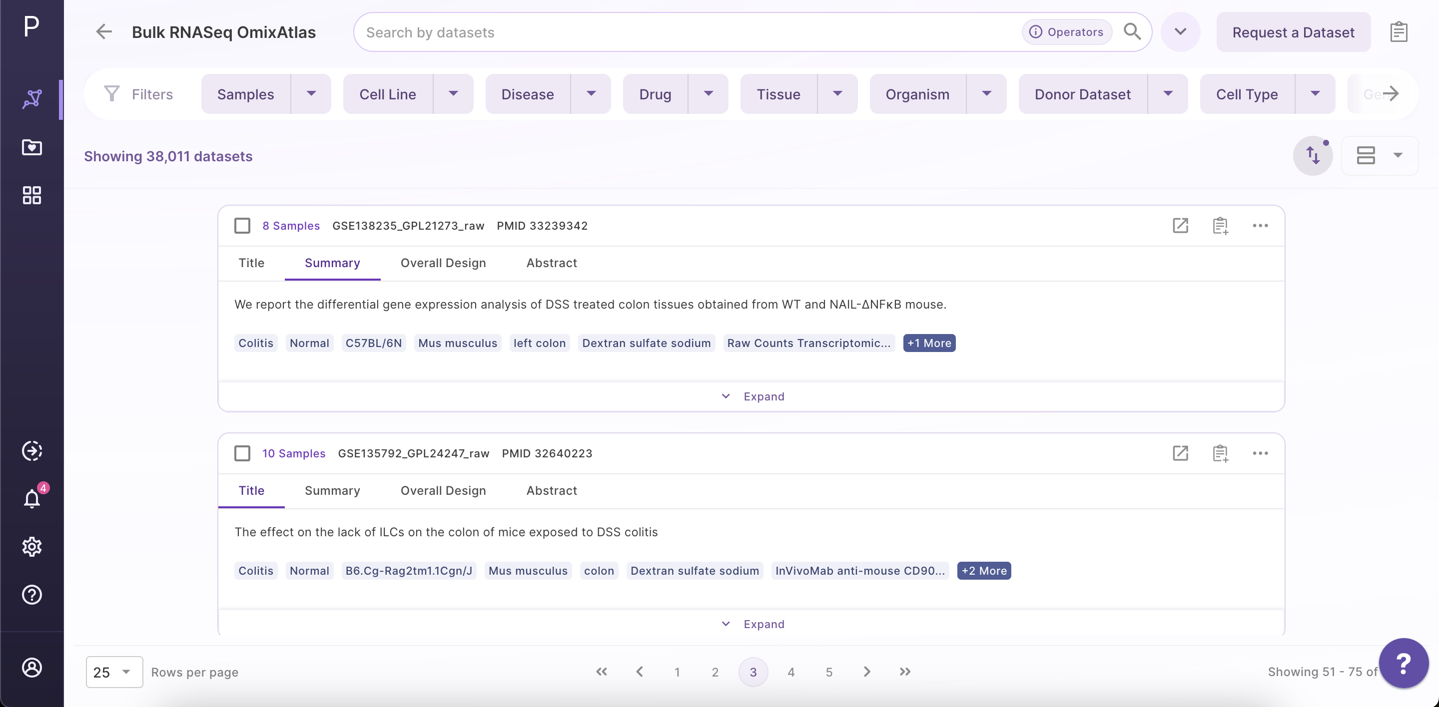 OmixAtlas Dashboard - Polly Documentation
